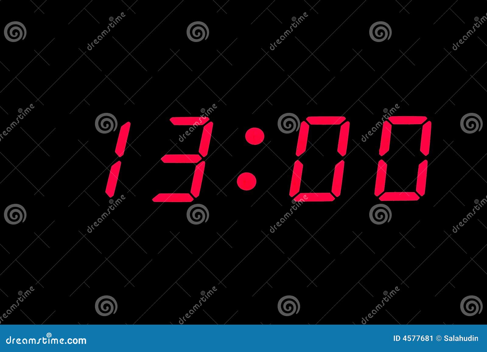 Digital clock stock image. Image of eternity, reminder - 4577681