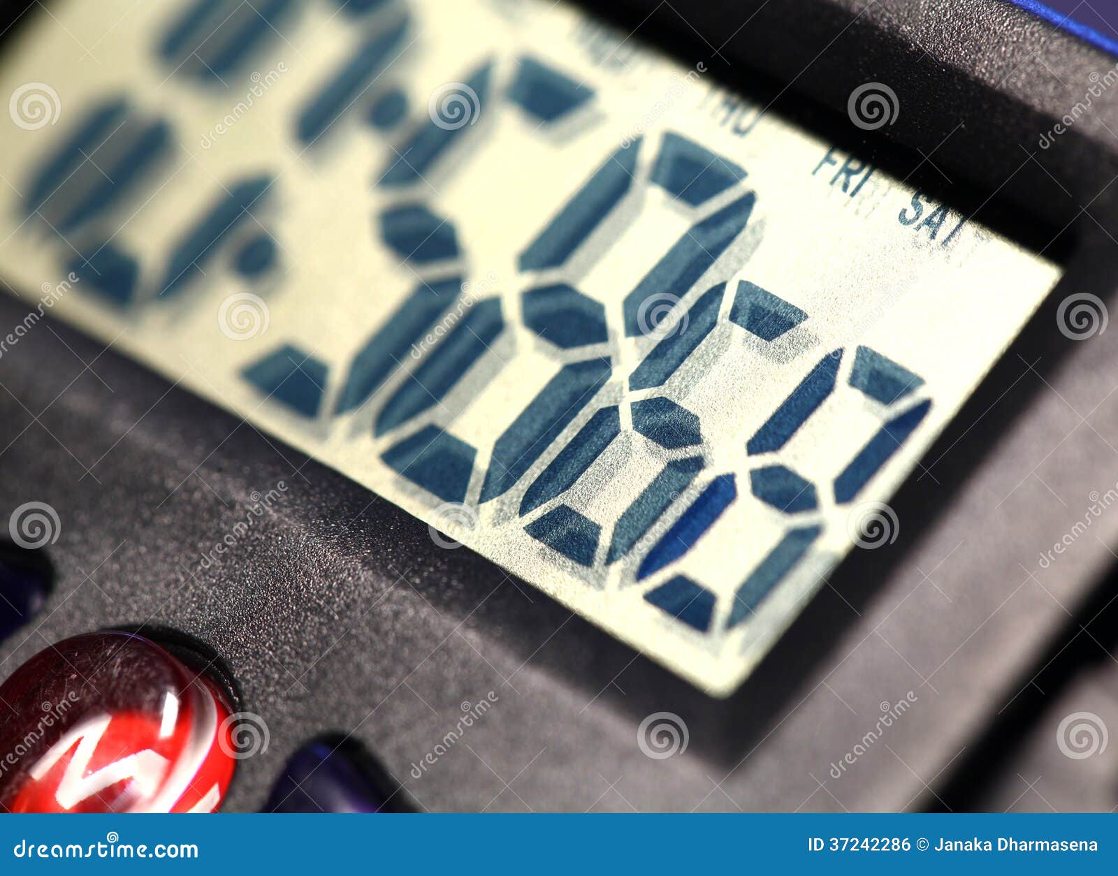 Digital clock stock photo. Image of liquidcrystal, illuminated - 37242286