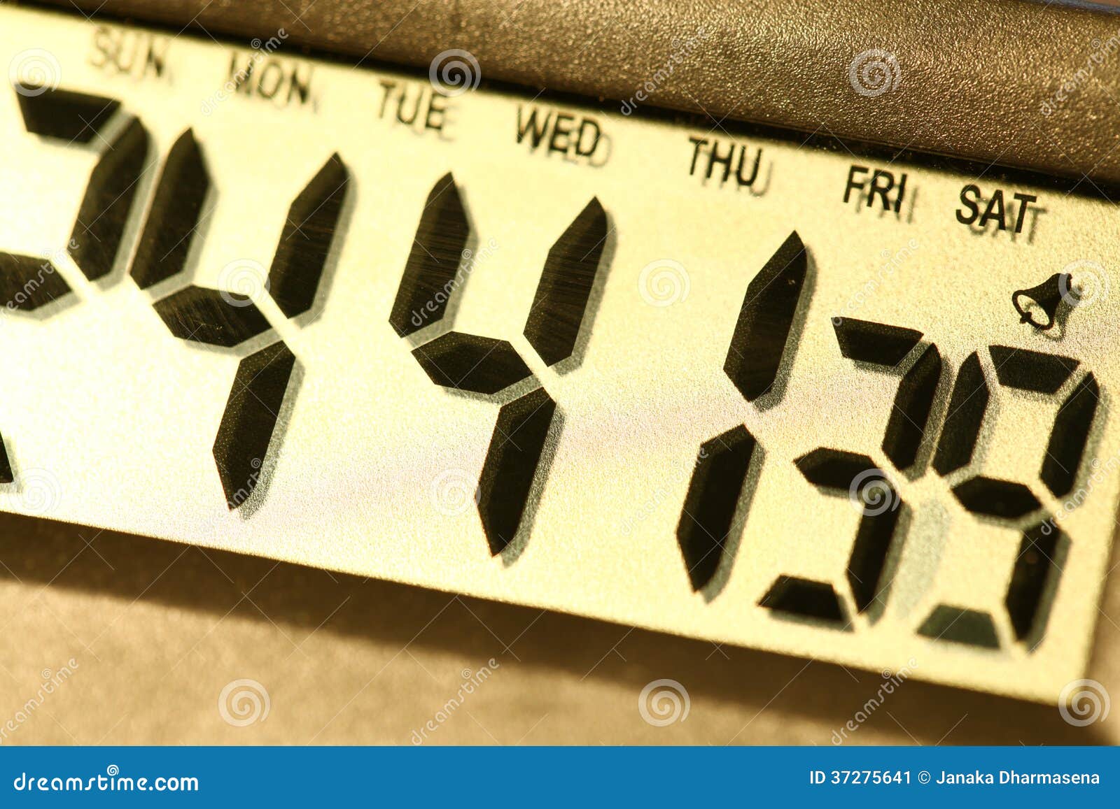 Digital clock stock image. Image of digital, morning - 37275641