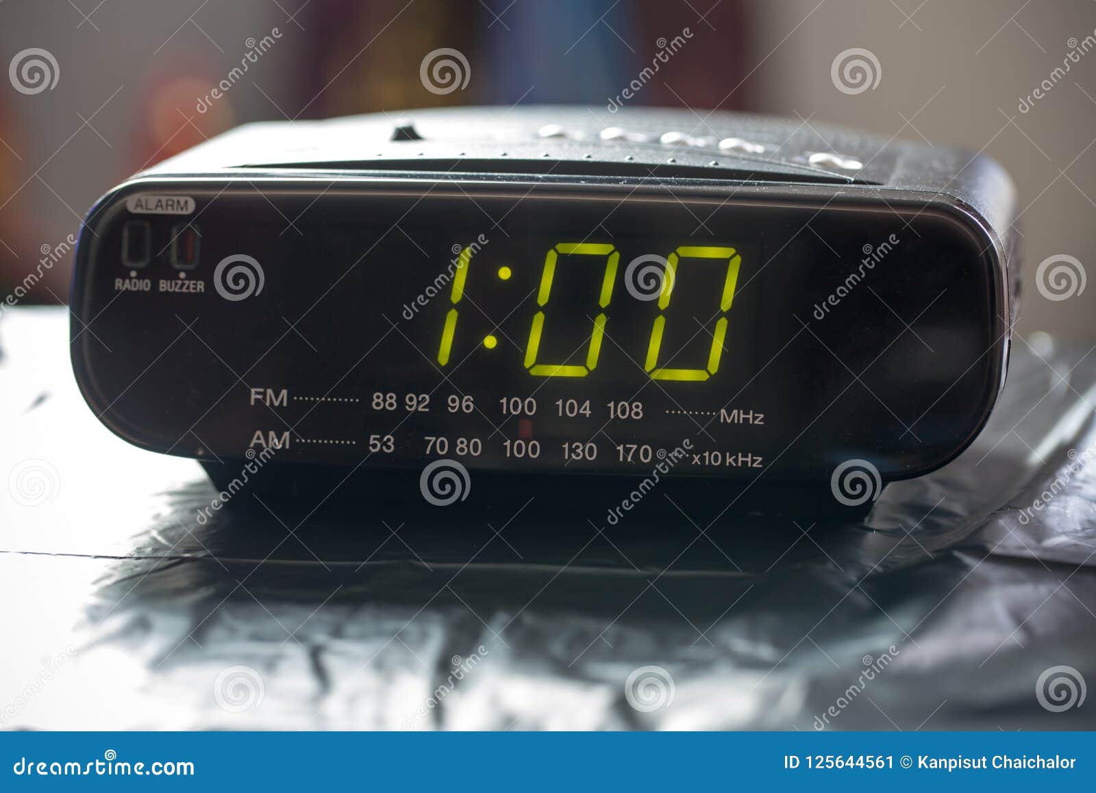 Digital Clock Closeup Displaying 1:00 O`clock. Stock Image - Image of ... Digital Clock Closeup Displaying 1:00 O`clock. Stock Image - Image of ...