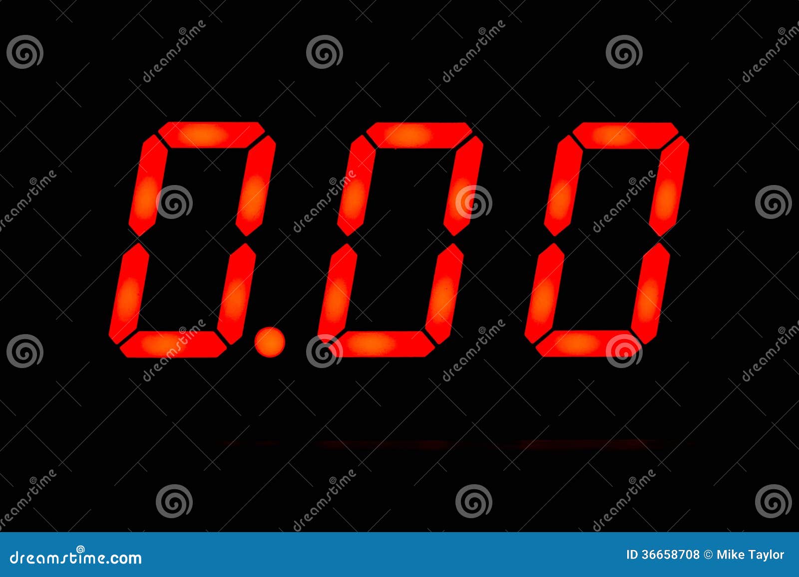 Digital Clock Counter stock photo. Image of clock, digital - 36658708