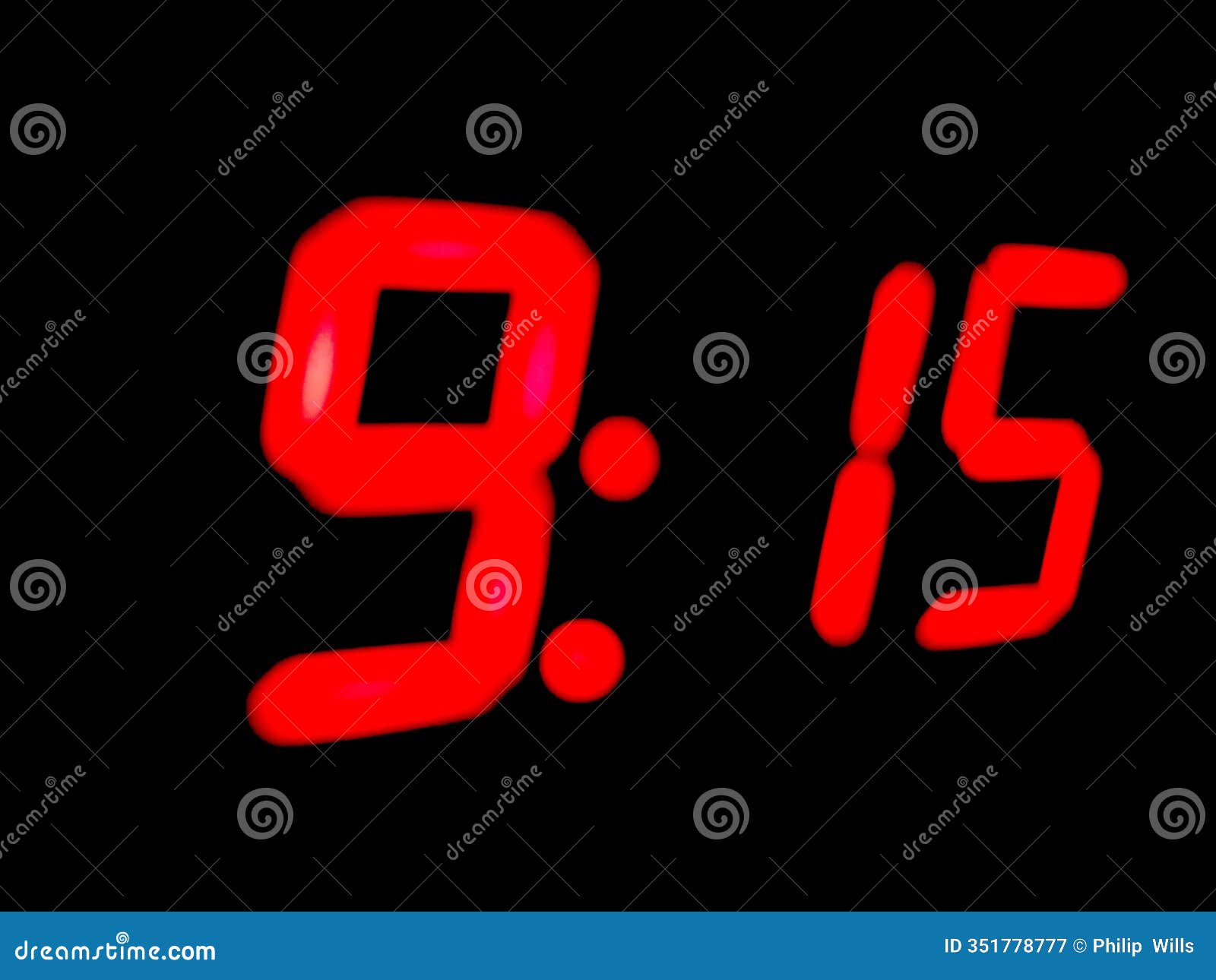 A Digital Clock Face Showing the Time. Stock Image - Image of symbol ...