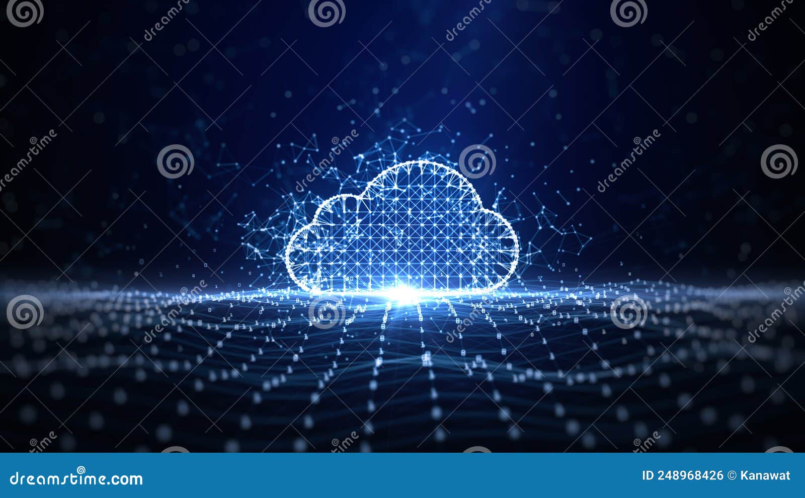 Digital Cloud Computing Cyber Security, Digital Data Network Protection, Future Technology ...