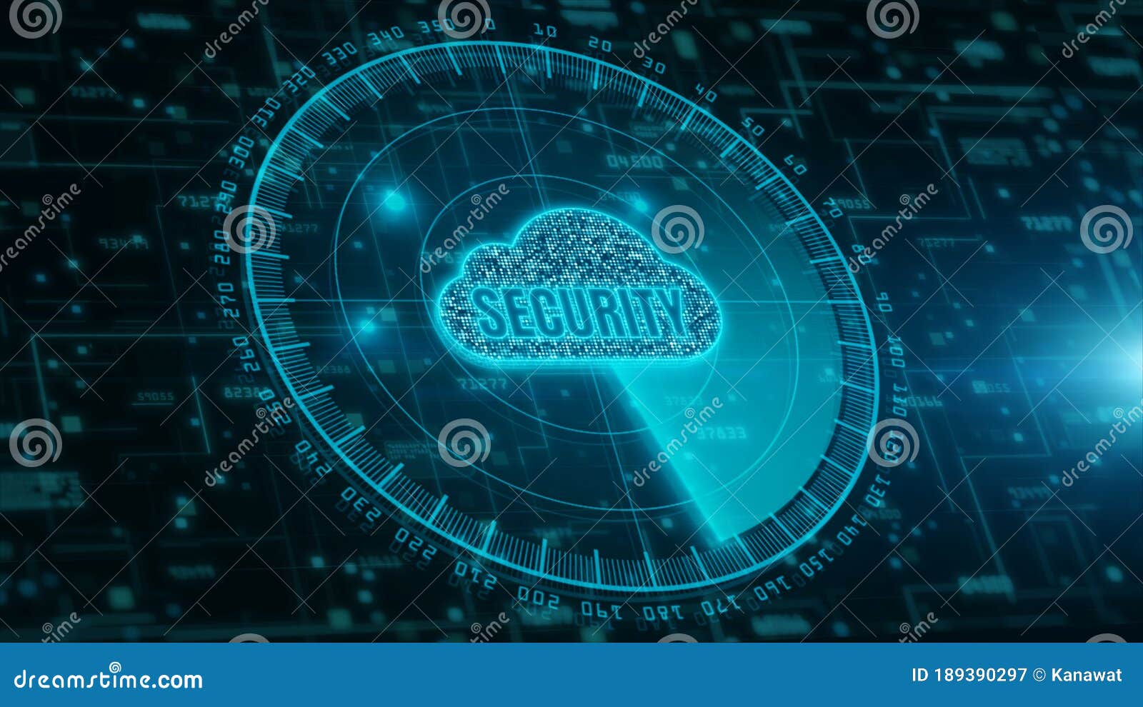 Digital Cloud Computing and Radar Scanning of Cyber Security. Digital ...