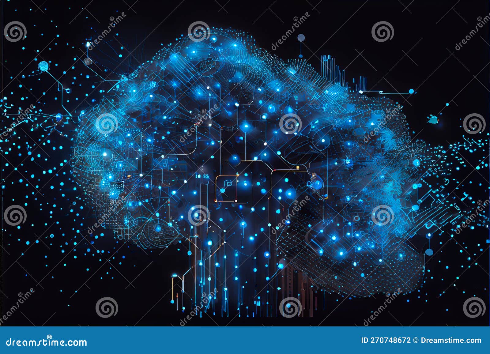 Digital Cloud Computing Technology Concept. Generative Ai Stock ... Digital Cloud Computing Technology Concept. Generative Ai Stock ...