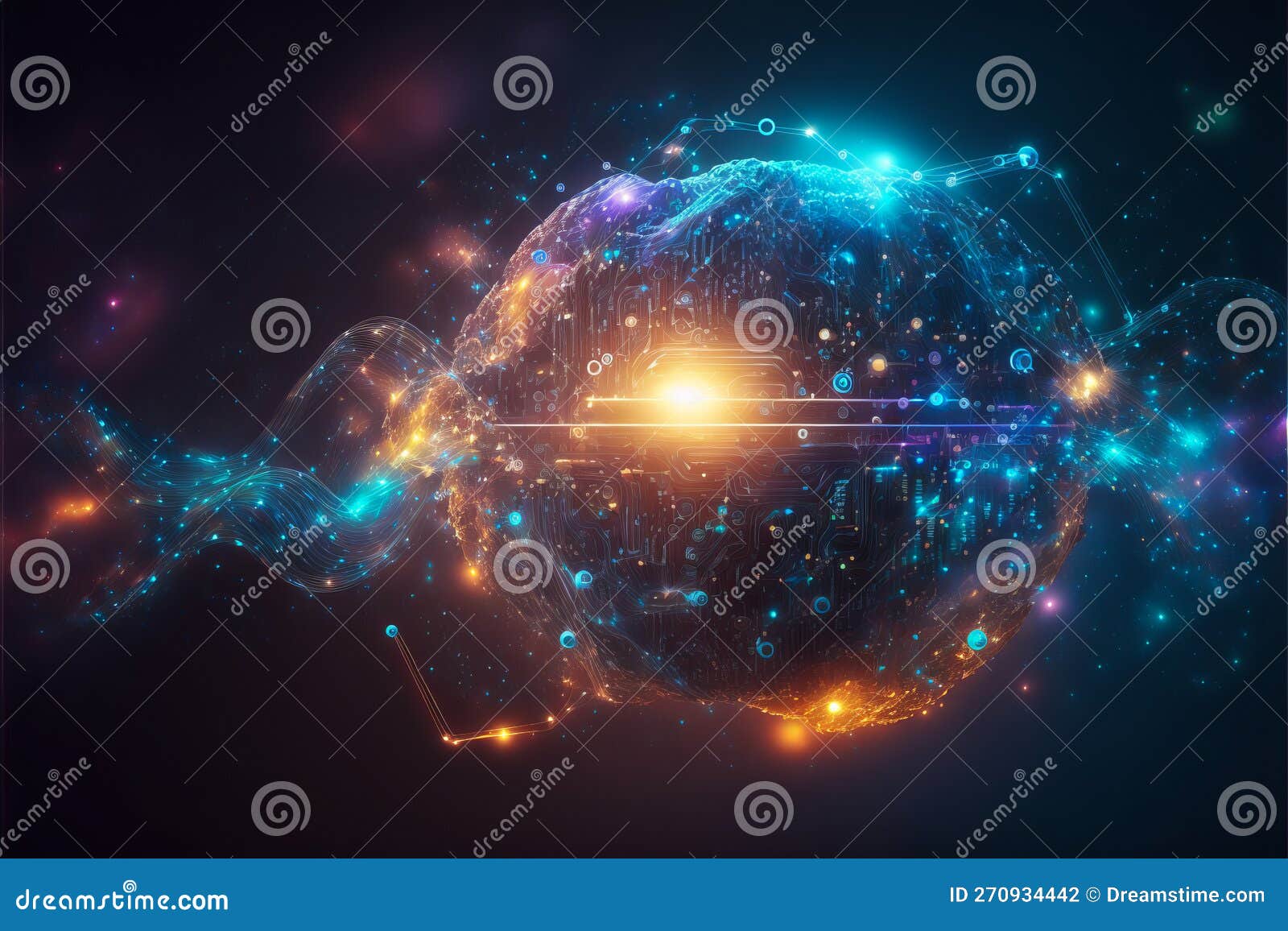Digital Cloud Computing Technology Concept. Generative Ai Stock ... Digital Cloud Computing Technology Concept. Generative Ai Stock ...