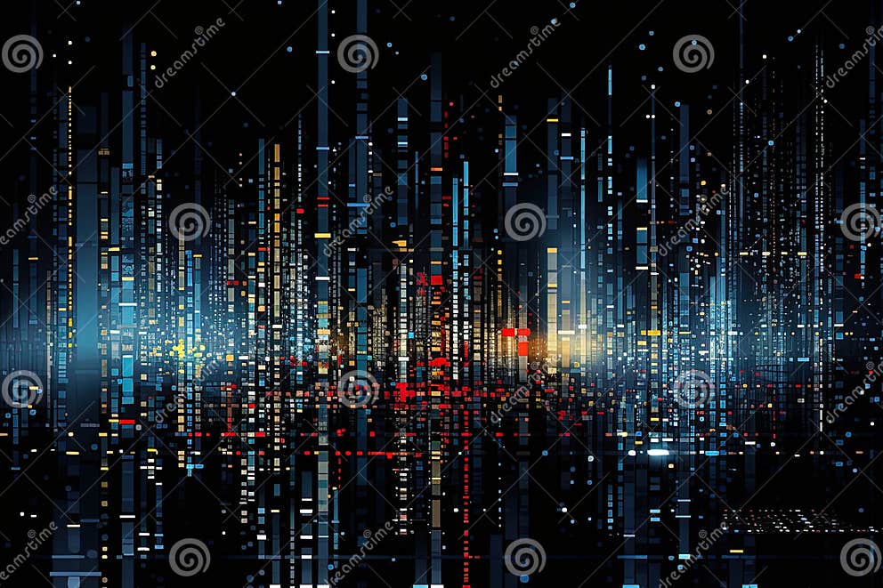 Digital Code Background, Abstract Digital, Abstract Futuristic ...