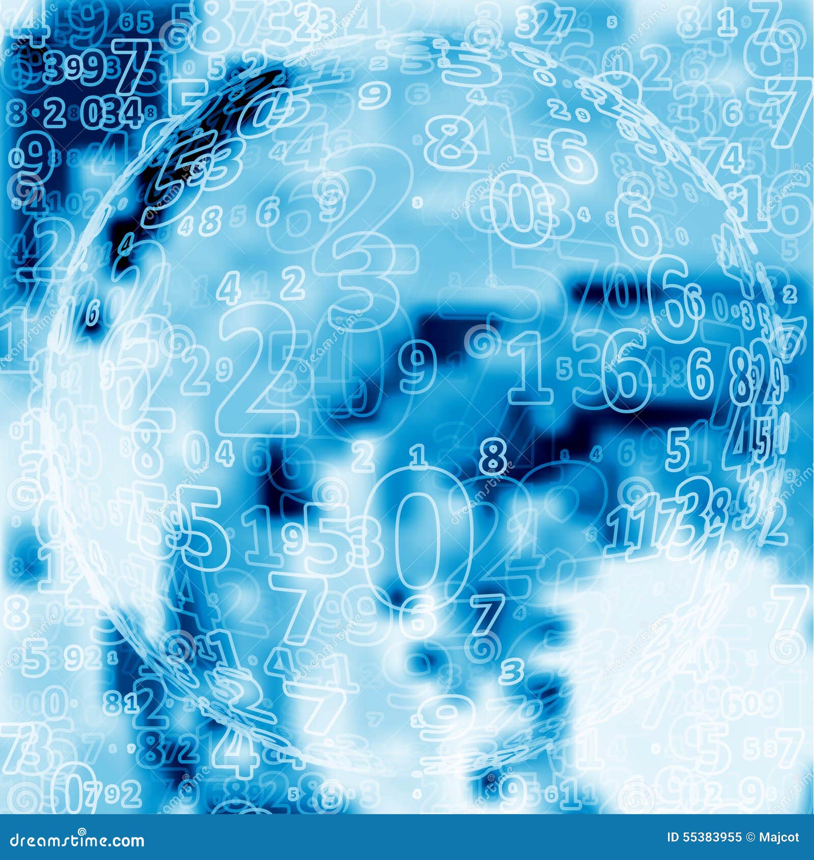 Digital code background stock vector. Illustration of conceptual - 55383955