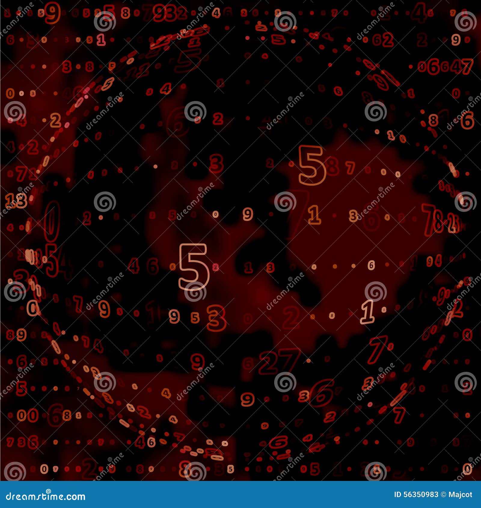 Digital code background stock vector. Illustration of data - 56350983