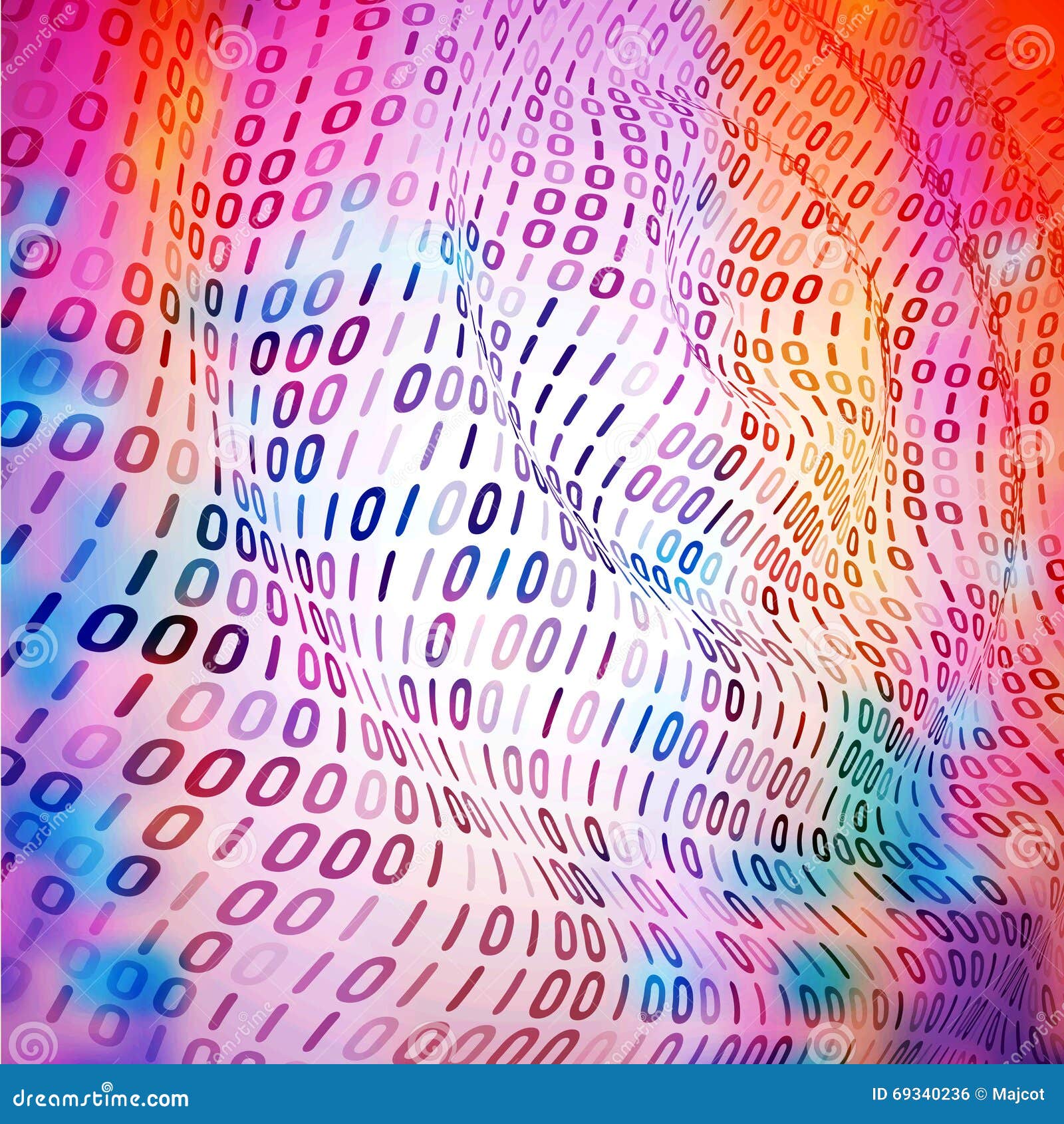 Digital code background stock vector. Illustration of database - 69340236