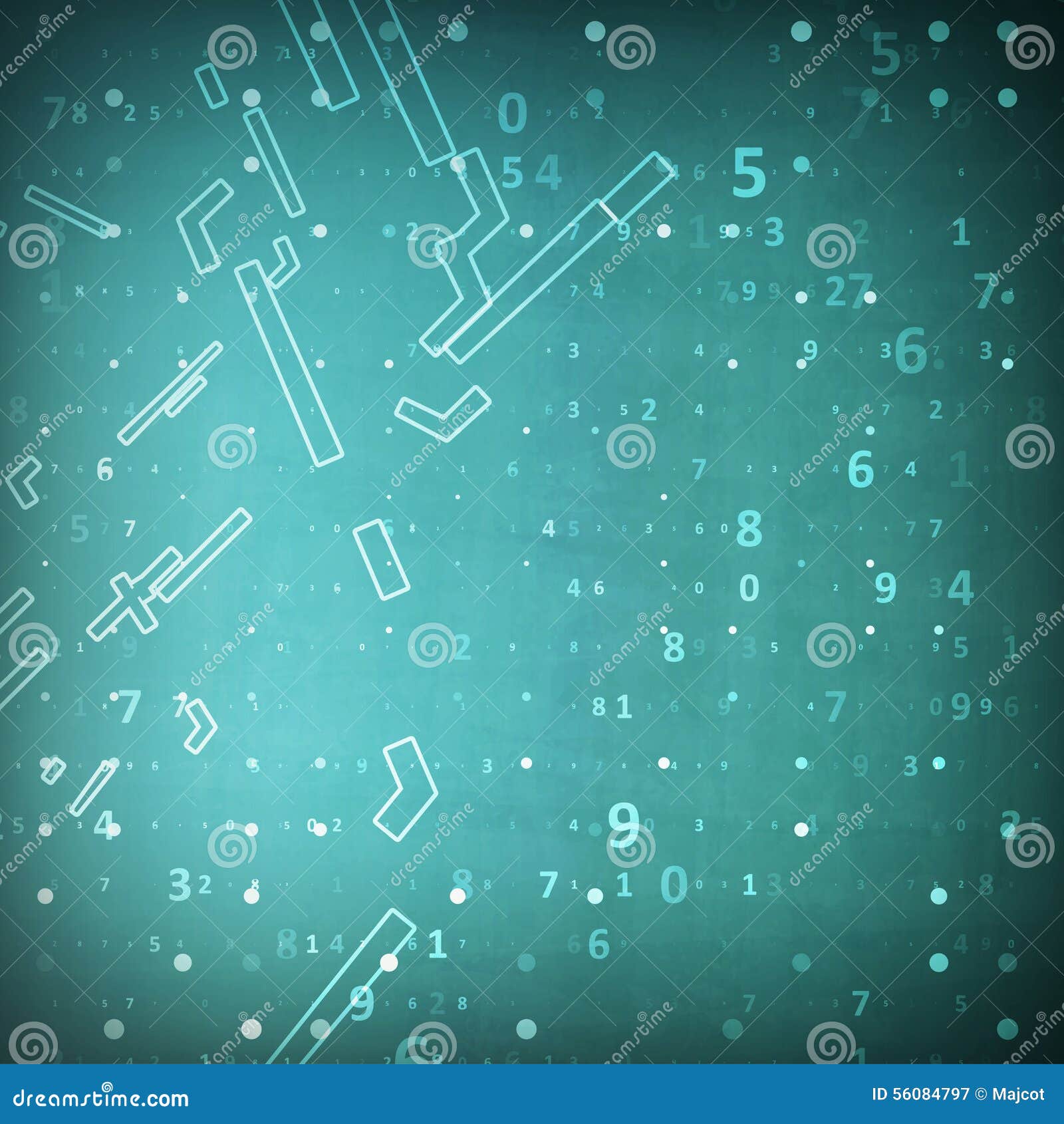 Digital code background stock vector. Illustration of computer - 56084797