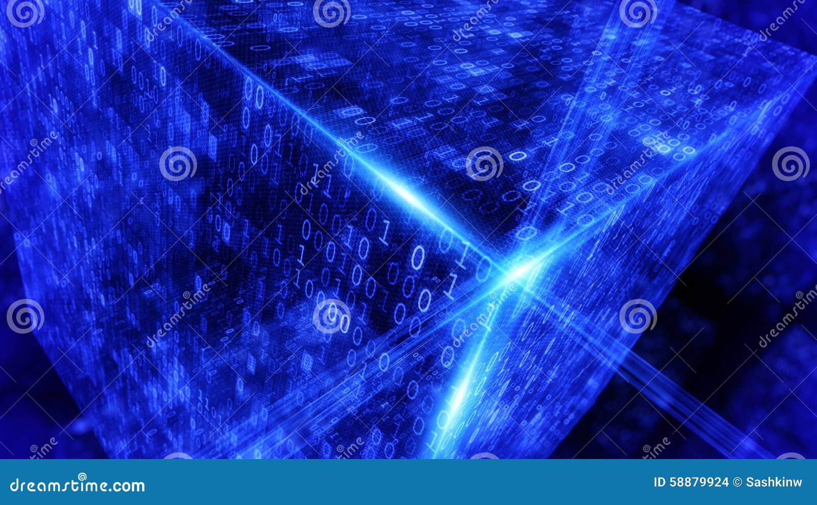 Digital Code Background stock illustration. Illustration of data - 58879924