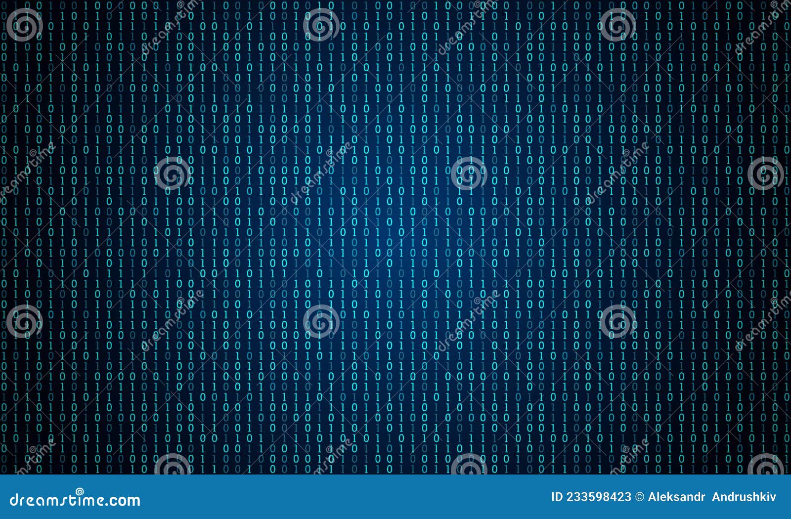 Binary Code 1 Stock Vector Illustration Of Data Digital 233598423