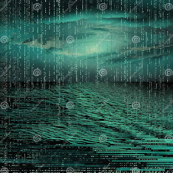 We are All in the Matrix. Ai Generated Stock Illustration ...