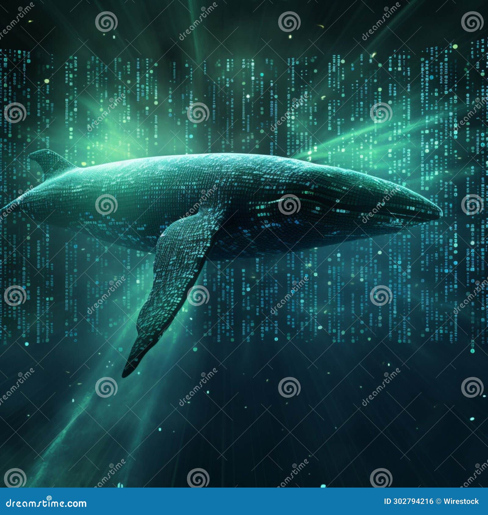 We are All in the Matrix. Ai Generated Stock Illustration ...