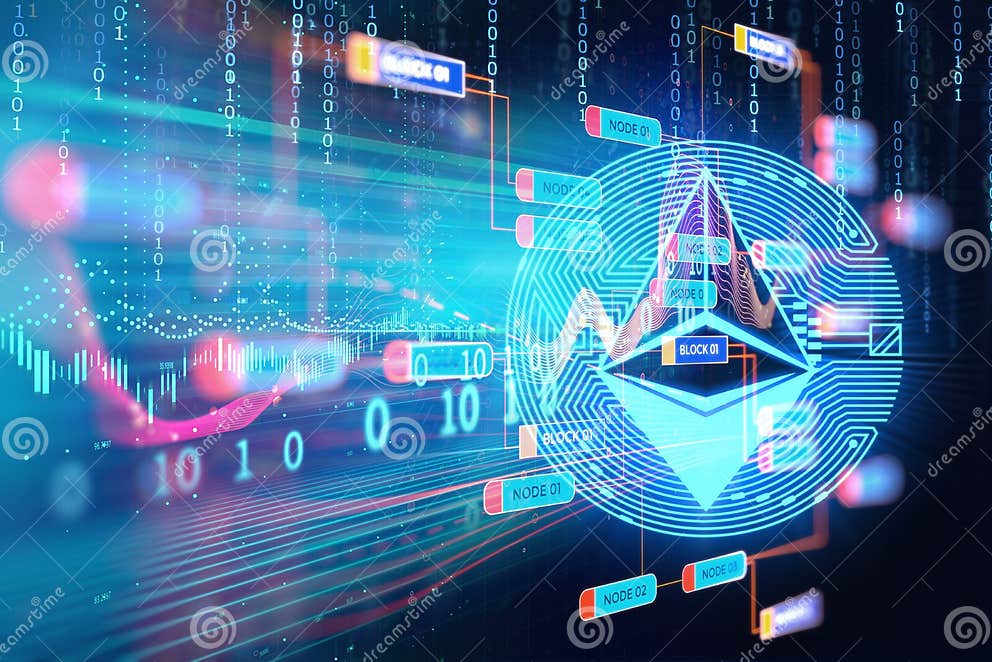 Digital Code Number Abstract Technology Background Stock Illustration - Illustration of digital ...