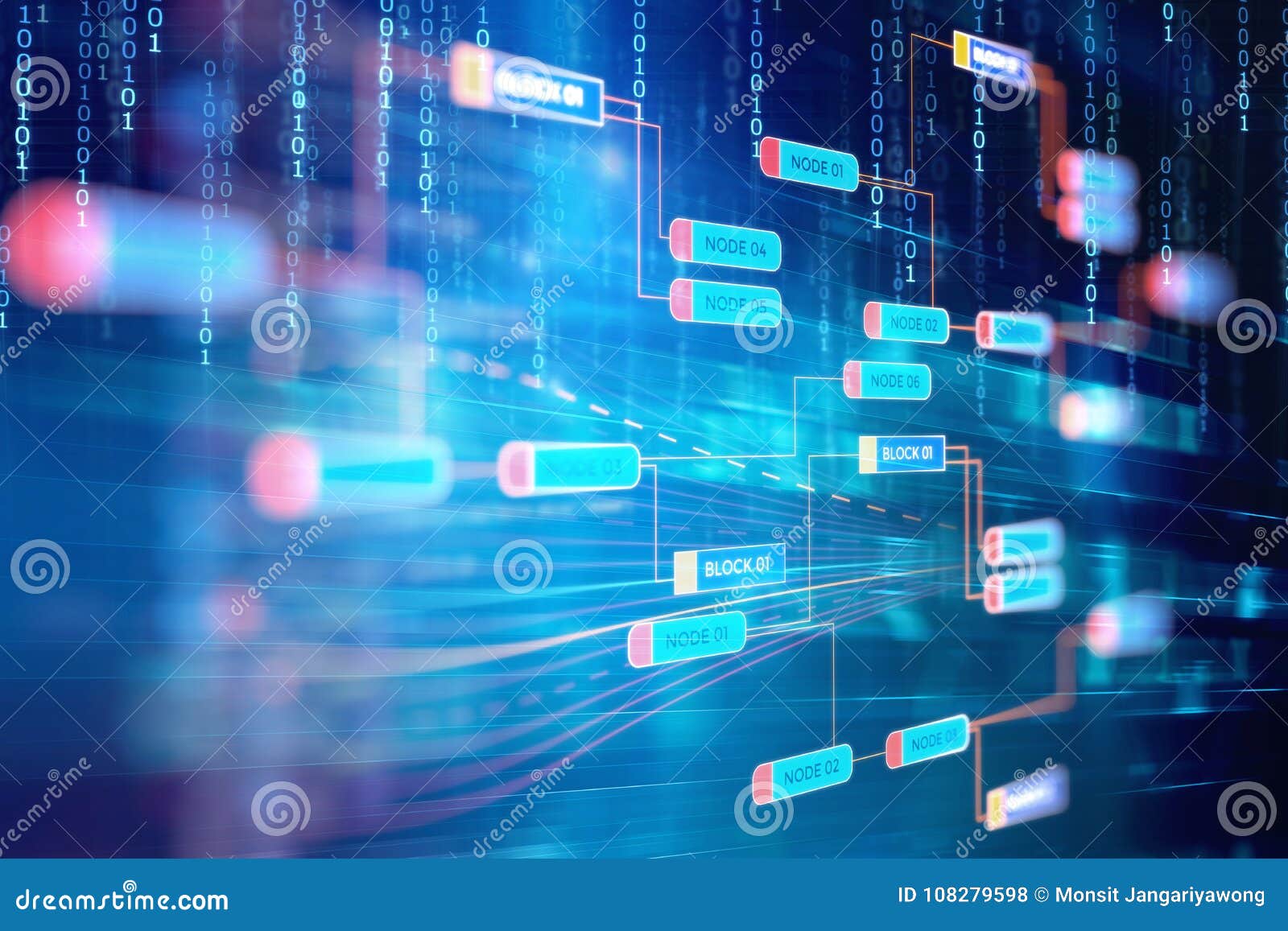 Digital Code Number Abstract Technology Background Stock Illustration ...