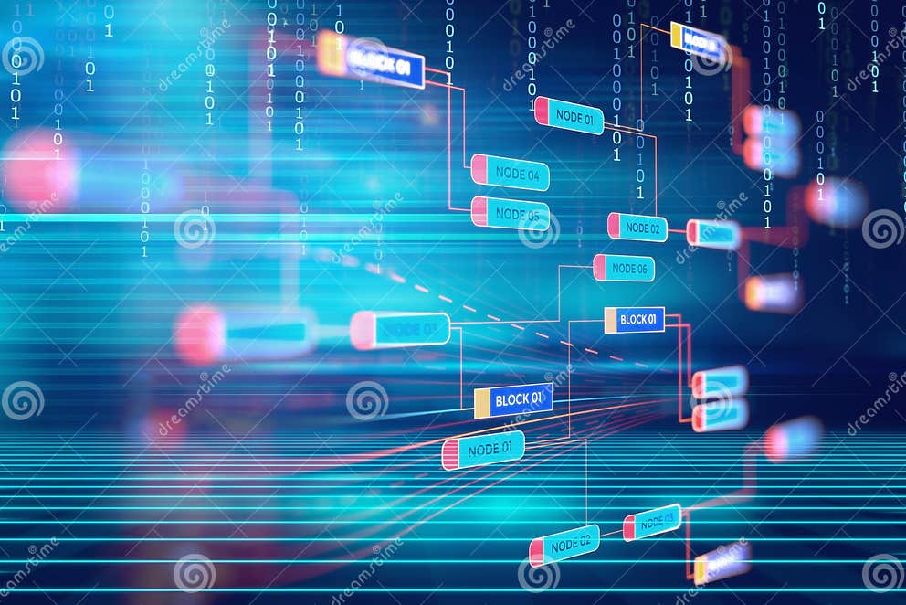 Digital Code Number Abstract Technology Background Stock Illustration ...