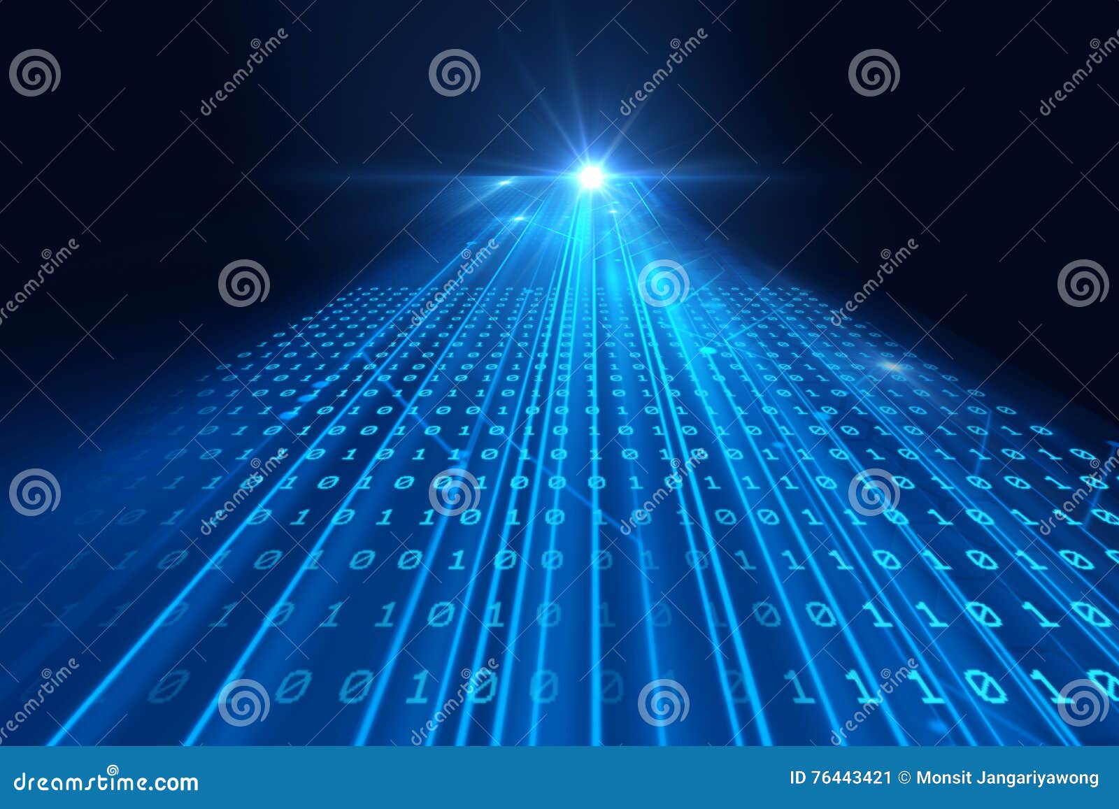 Digital Code Number Abstract Technology Background Stock Illustration - Illustration of ...