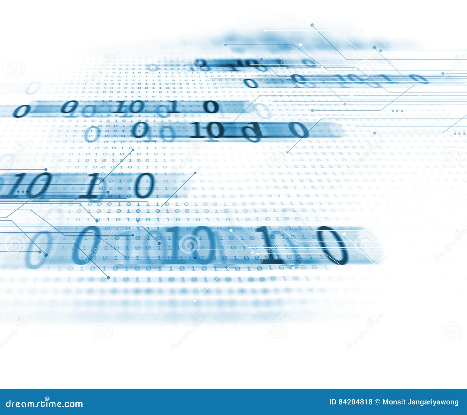 Digital Code Number Abstract Technology Background Stock Illustration - Illustration of ...