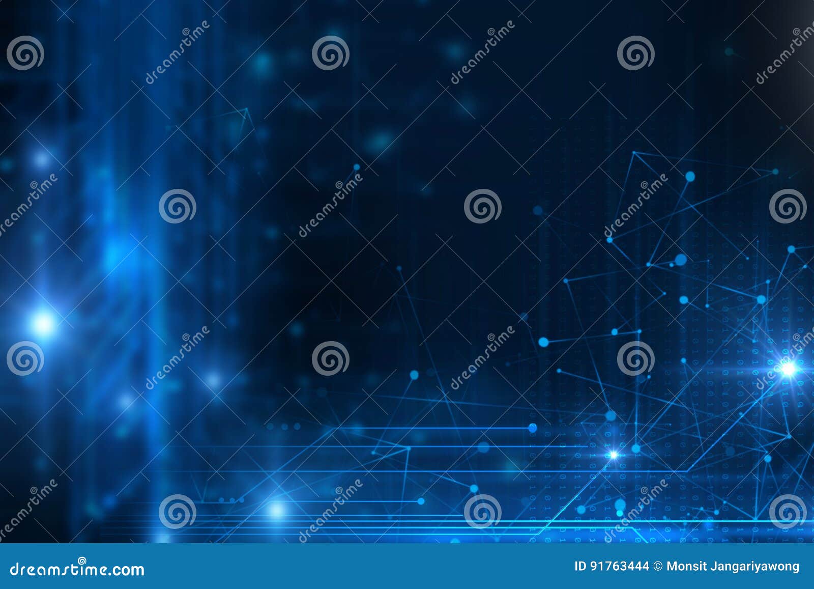 Digital Code Number Abstract Technology Background Stock Illustration ...