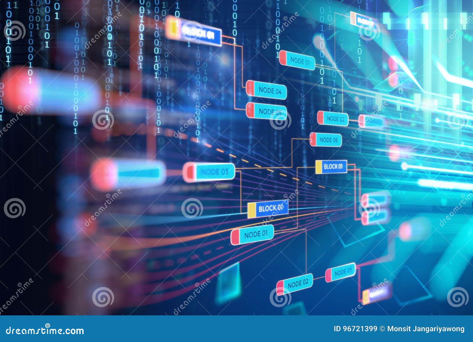 Digital Code Number Abstract Technology Background Stock Illustration ...