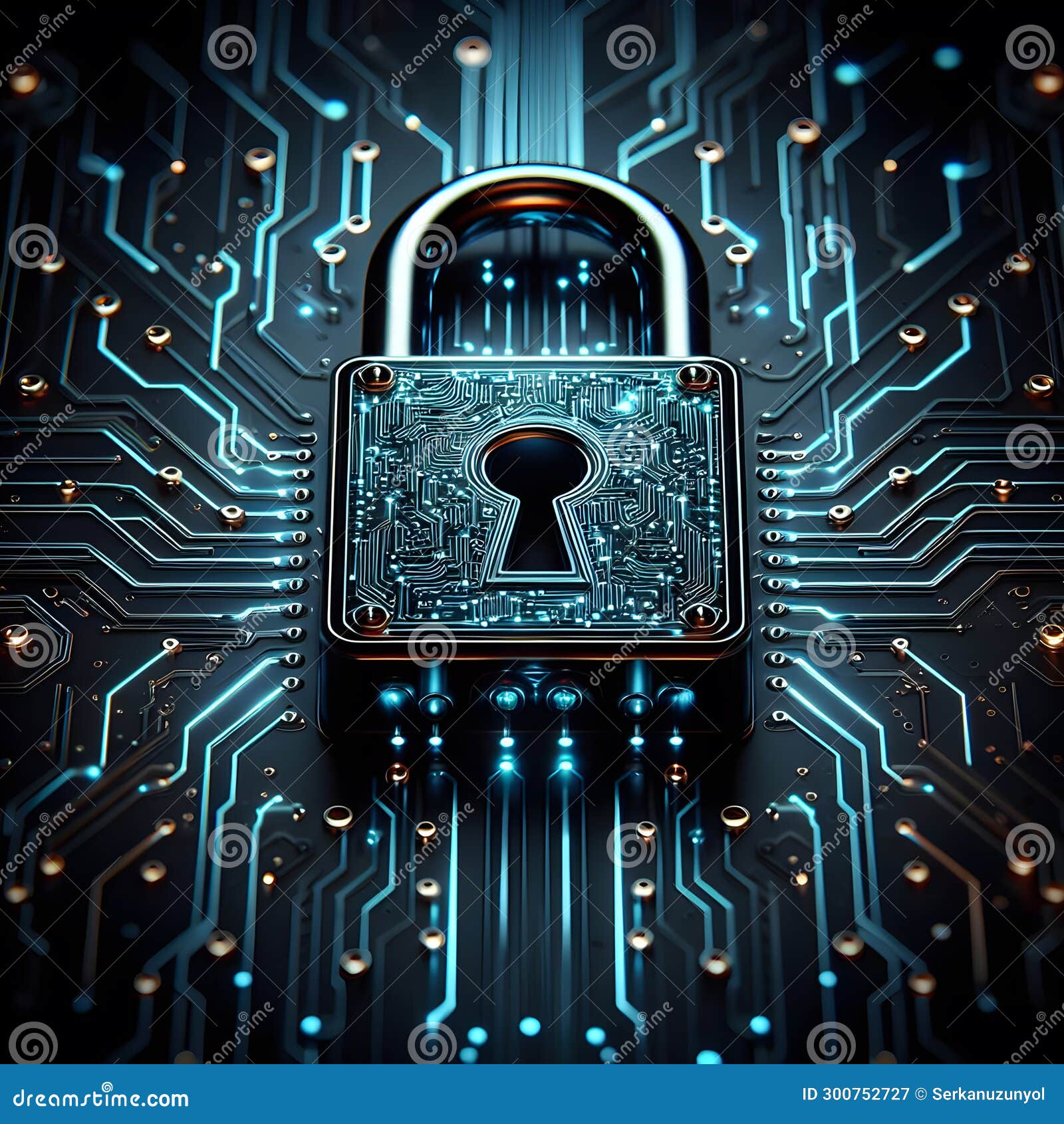 Digital Code Safe, Password, Lock Concept. Security of Network and Data ...