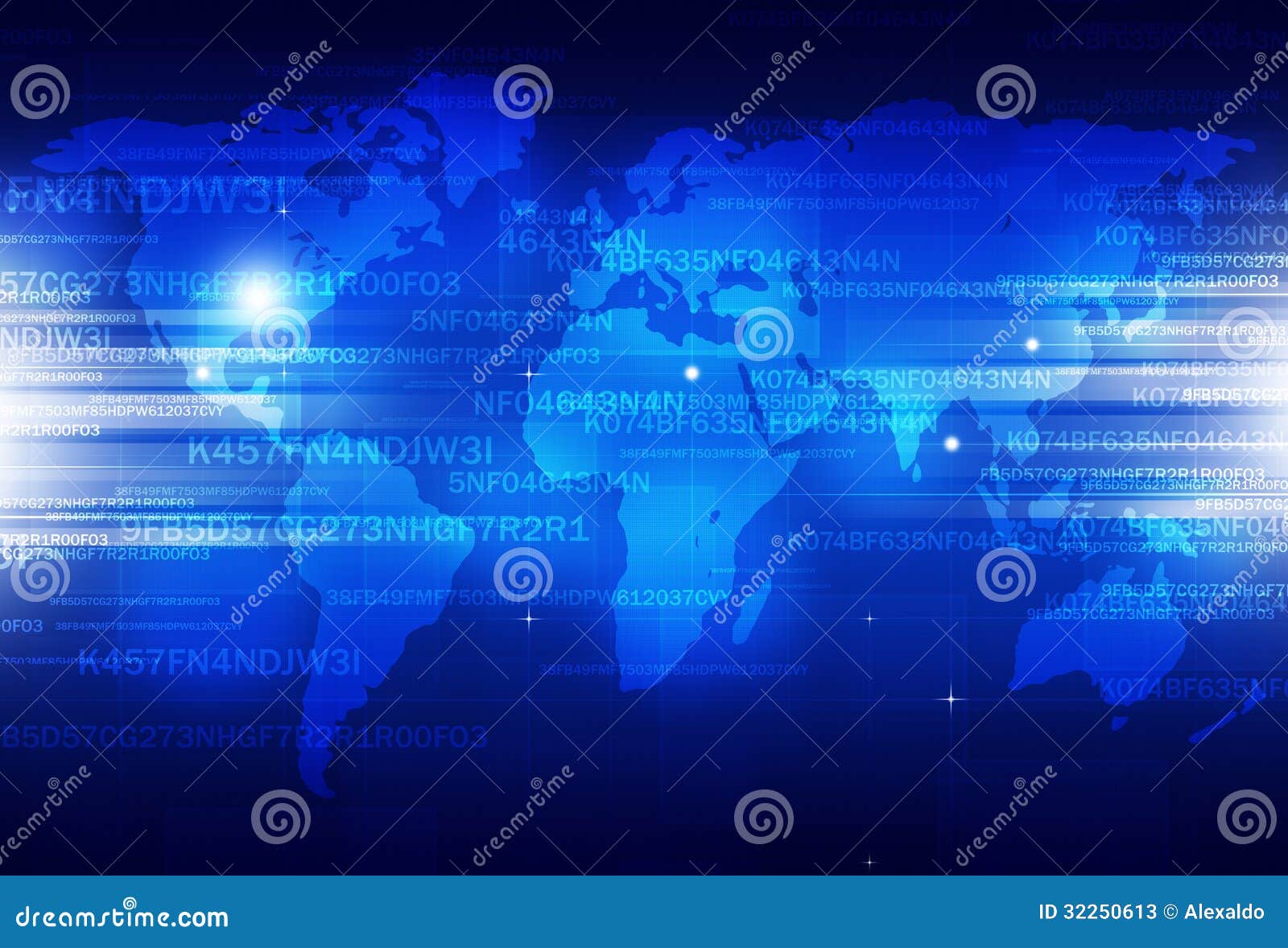 Digital Coding stock illustration. Illustration of protection - 32250613