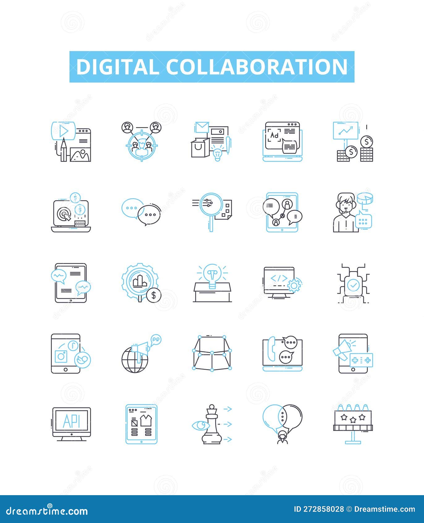Collaborationplatform Cartoons, Illustrations & Vector Stock Images ...