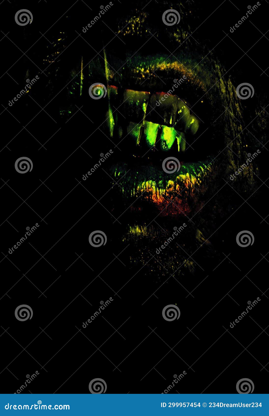 Liquid Monster Character Cartoon Vector | CartoonDealer.com #24909179