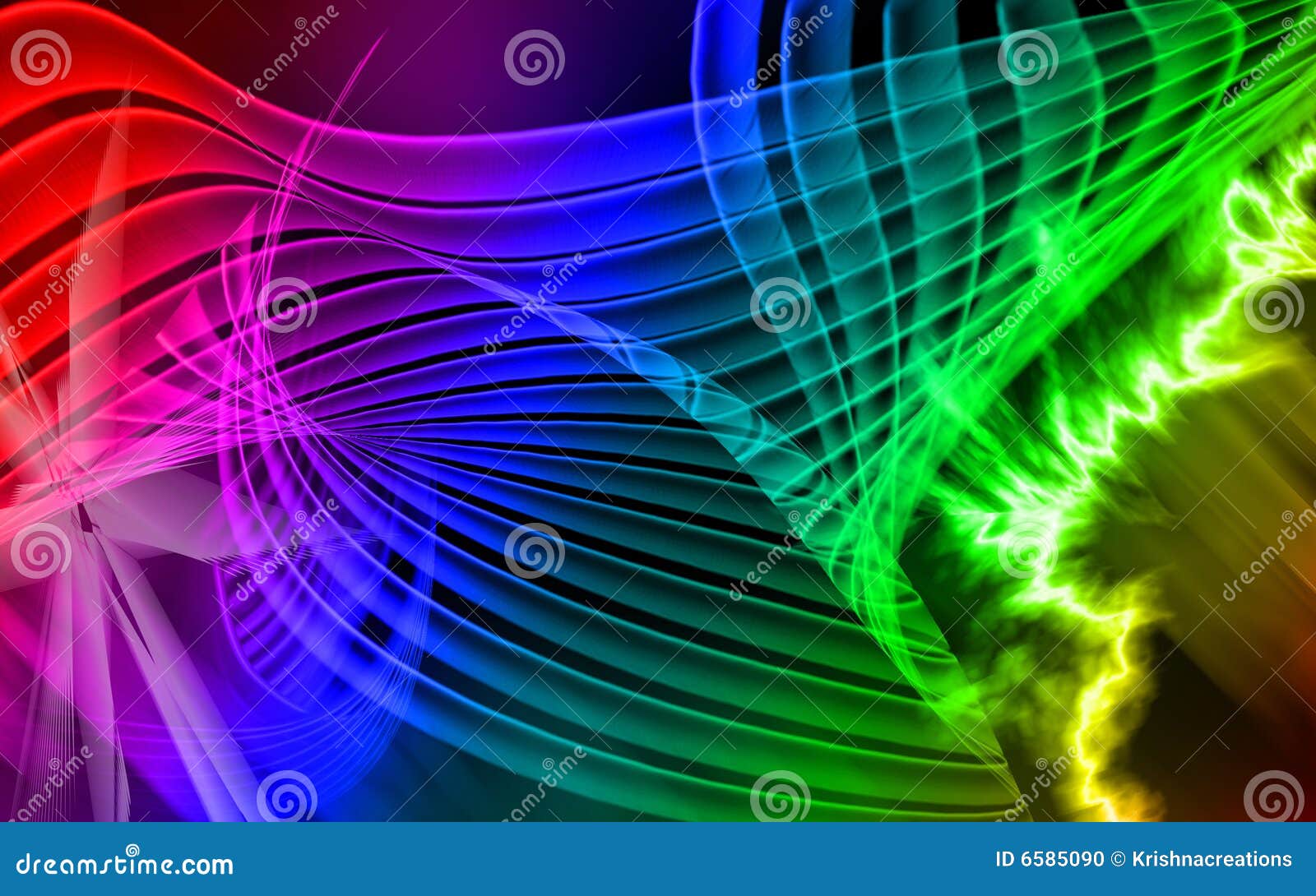 Digital colours background stock illustration. Illustration of flow ...