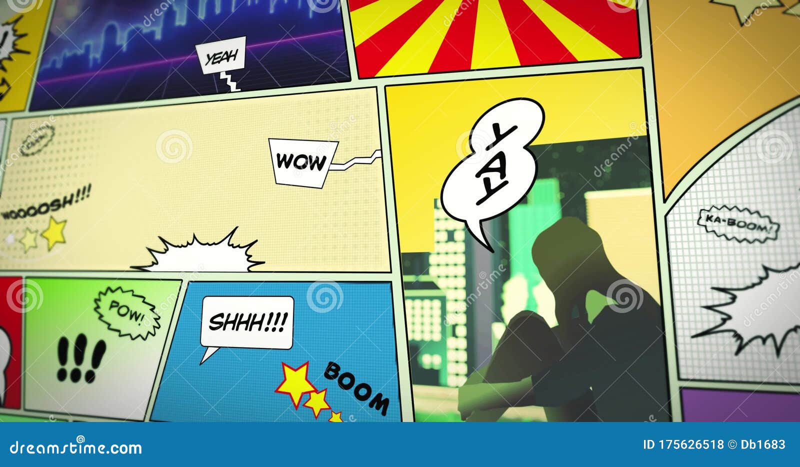 Comic Transitions. Various Turning Page Comic Book / Strip Transitions ...