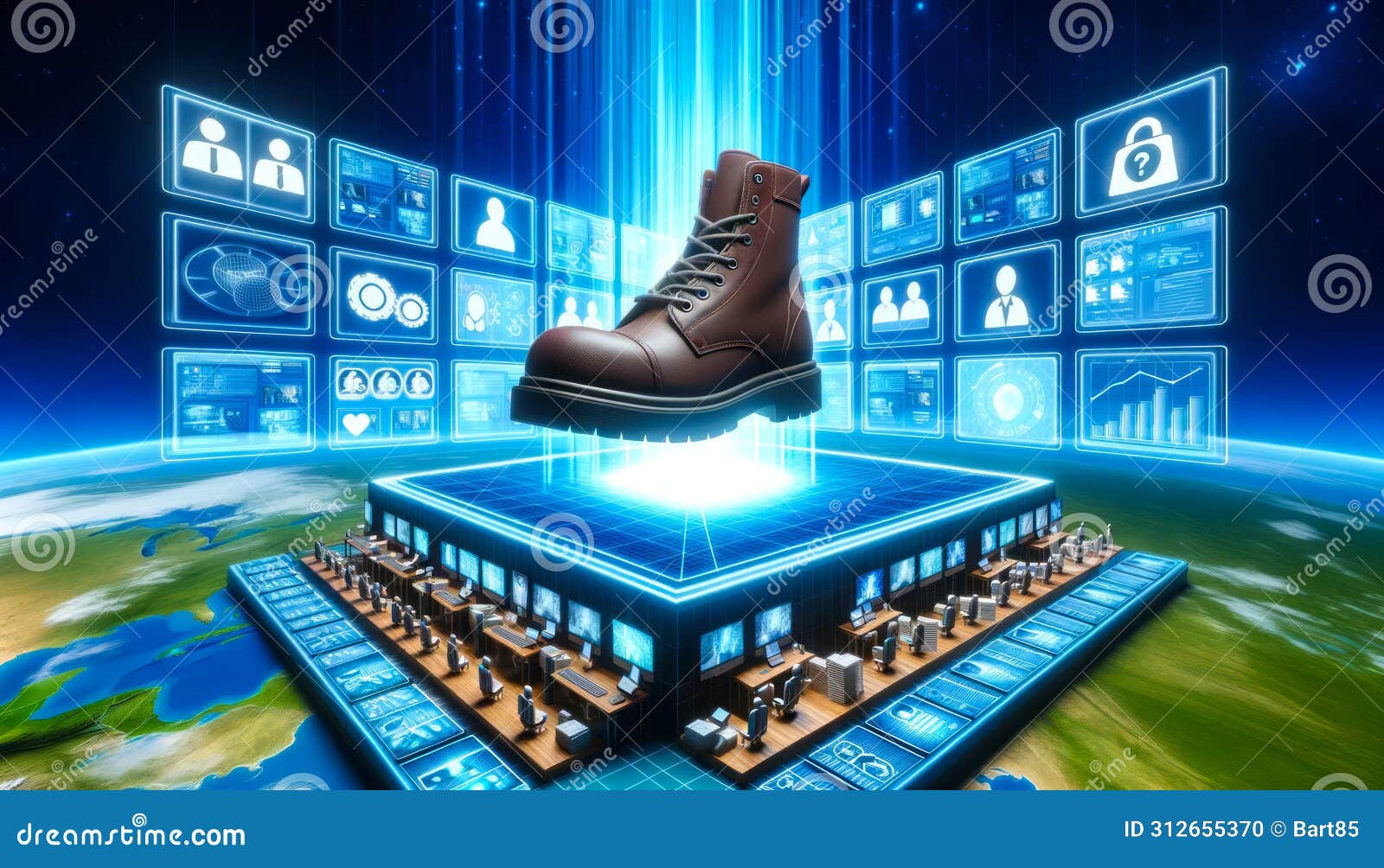 Digital Command Center with Customer Interactions Boots on the Ground ...