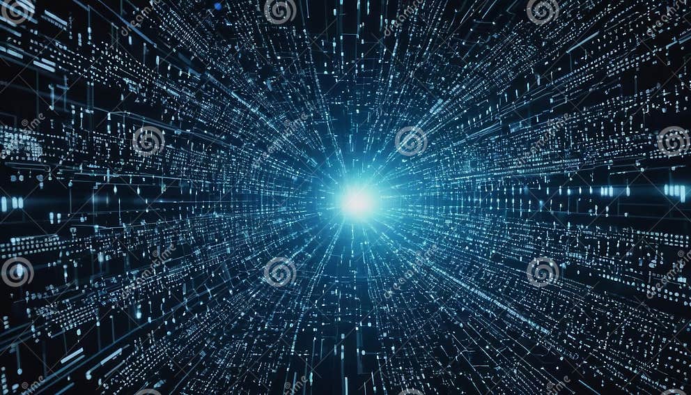 Digital Communication Futuristic Ai Intelligence Technology Background ...