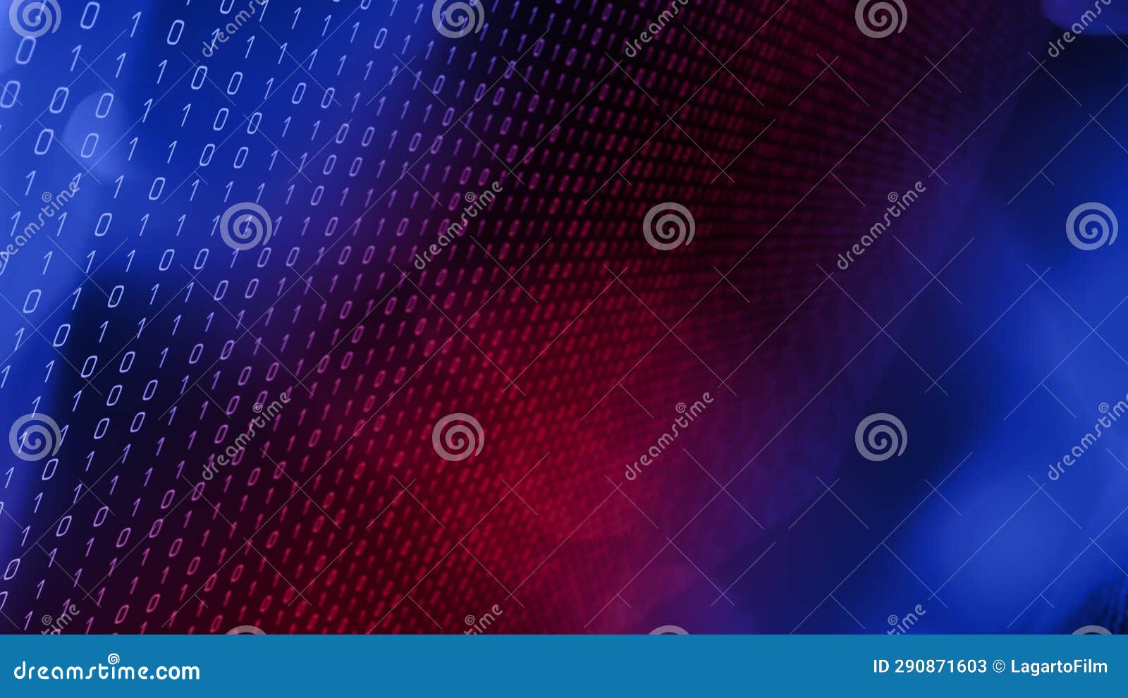 Programming In Motion Abstract Binary Code Animation For Computer Science Stock Video Video Of