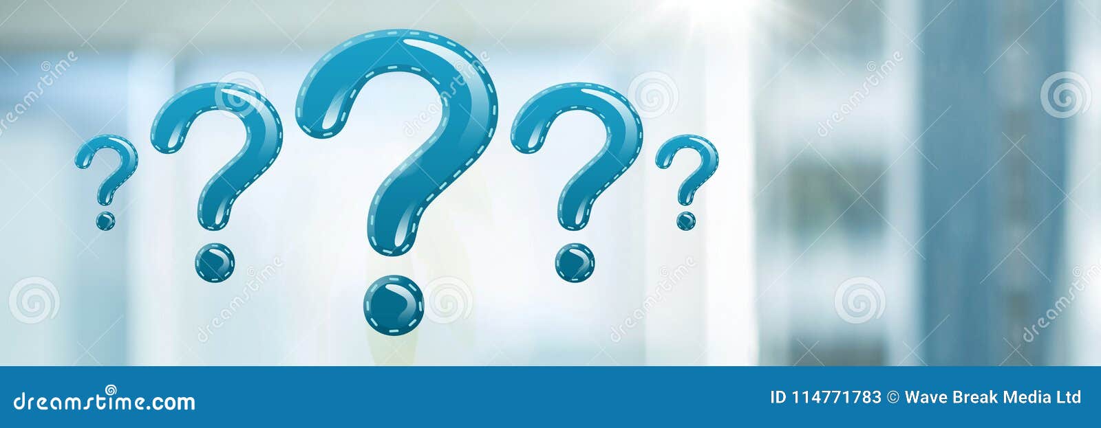 Shiny Question Mark Stock Image | CartoonDealer.com #136365751