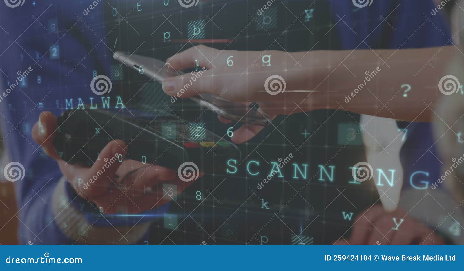 Cashier Scanning a Bar Code from a Phone 4k Stock Photo - Image of safe ...