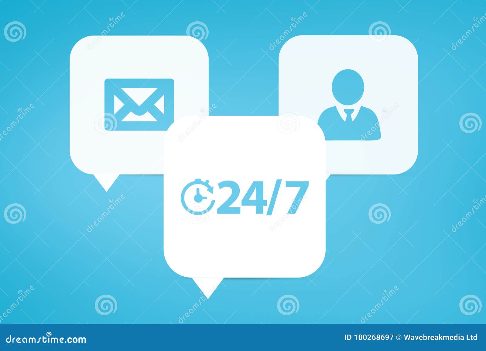 Customer care background stock illustration. Illustration of vignette ...