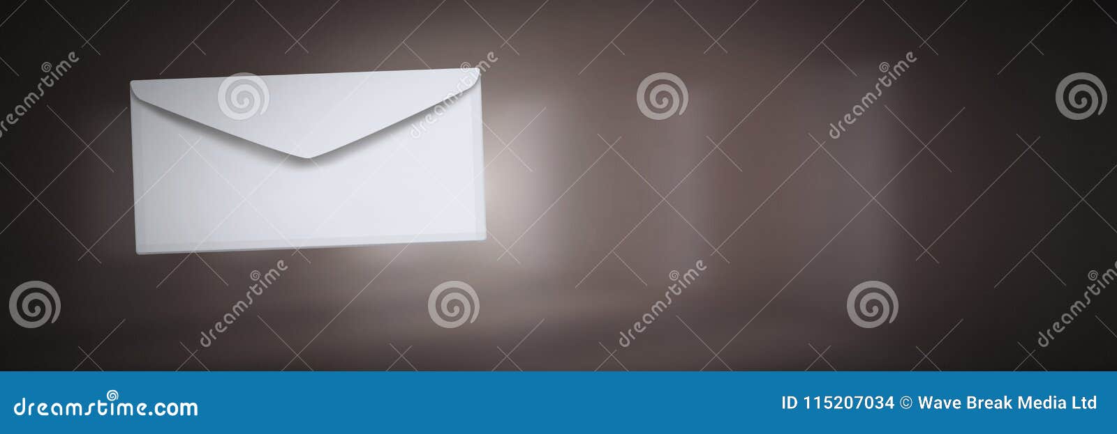 Envelope Letter Message Floating Stock Illustration - Illustration of ...
