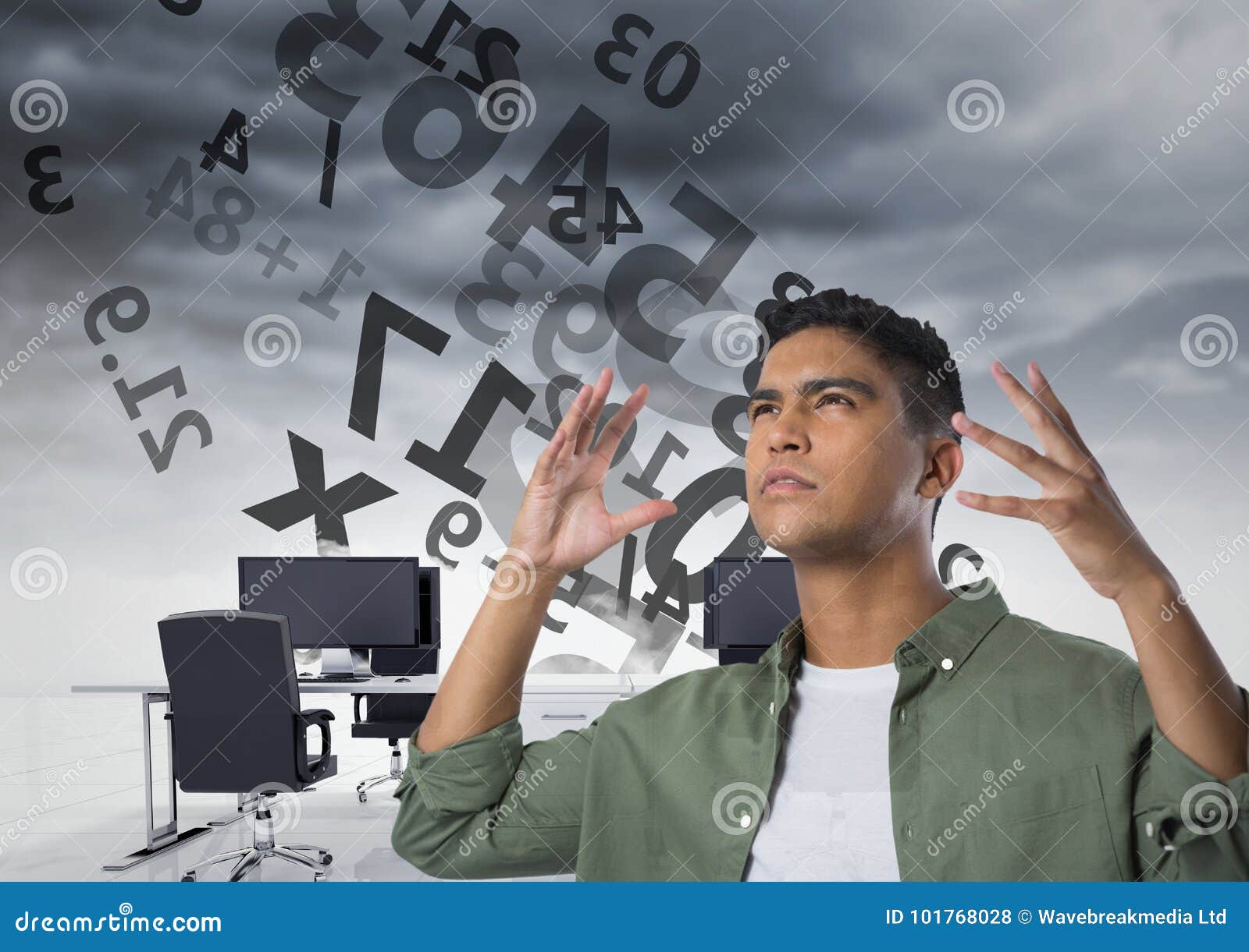 Absence Of Facial Expressions Symptom Of Schizophrenia Man Expressive ...