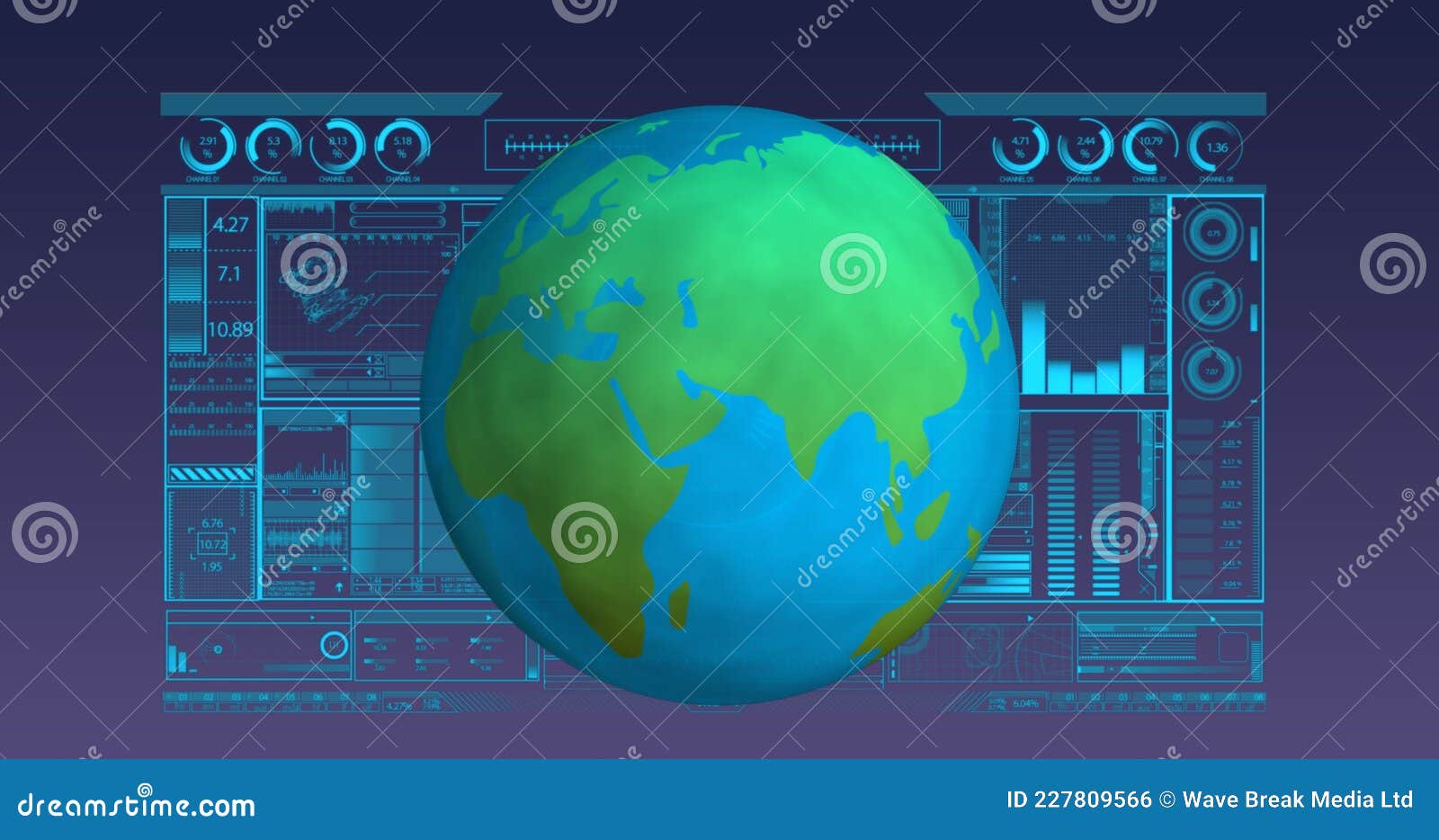 A Digital Composite of the Future of Digital Technology Around the ...