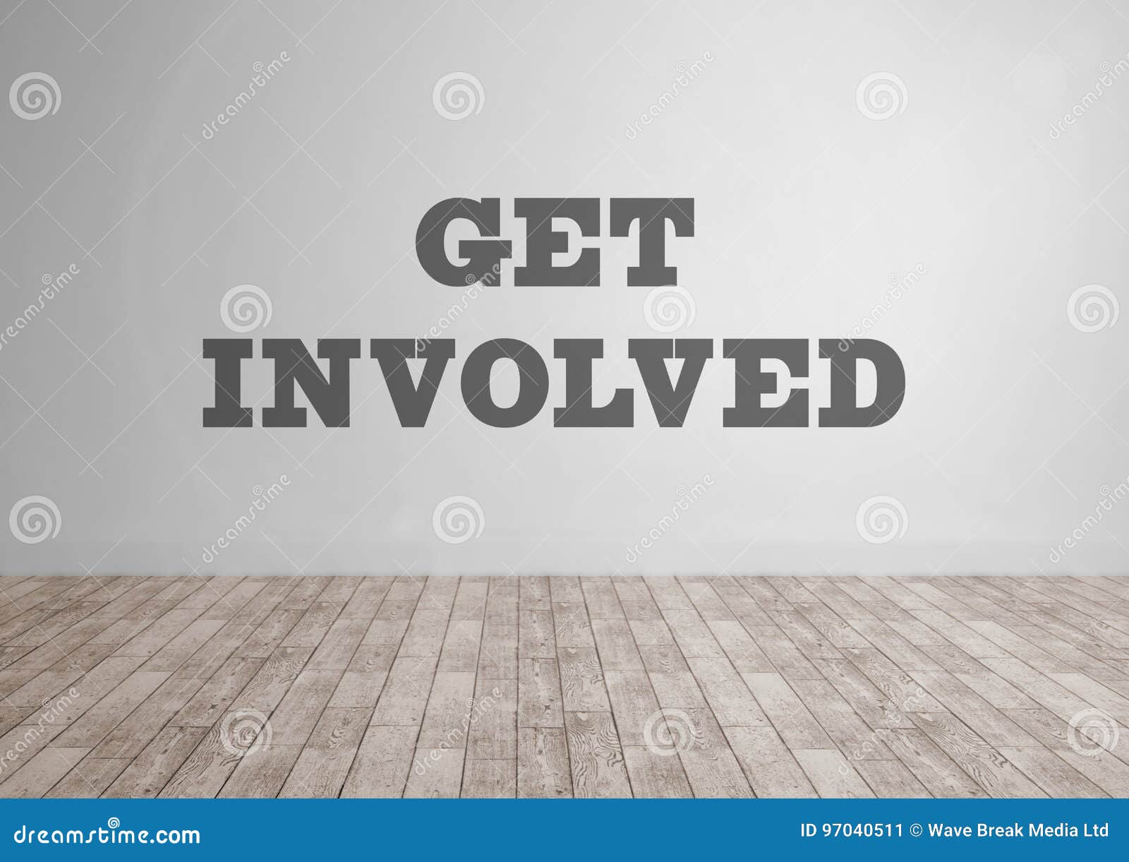 Get Involved Graphics in Room Stock Image - Image of white, letters ...