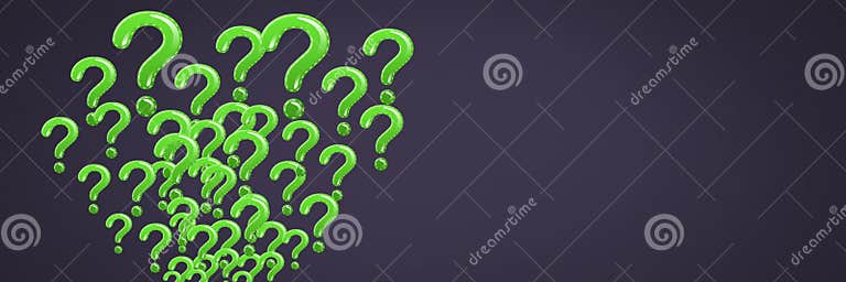 Green question marks stock illustration. Illustration of white - 114774233