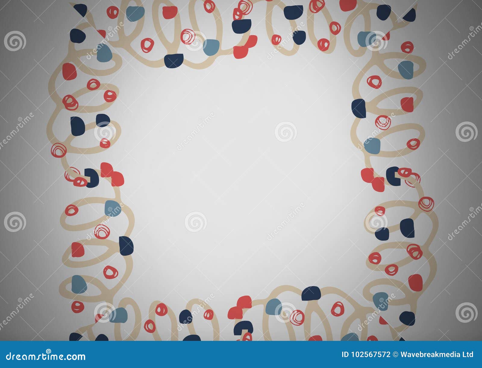 Colorful Squiggly Lines Neat Background. Wavy Lines Fun Design Stock ...