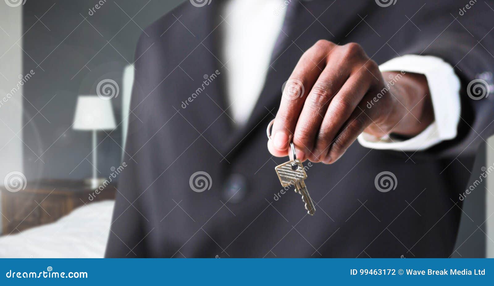 Hand Holding Key in Bedroom Stock Photo - Image of attractive, bedroom ...