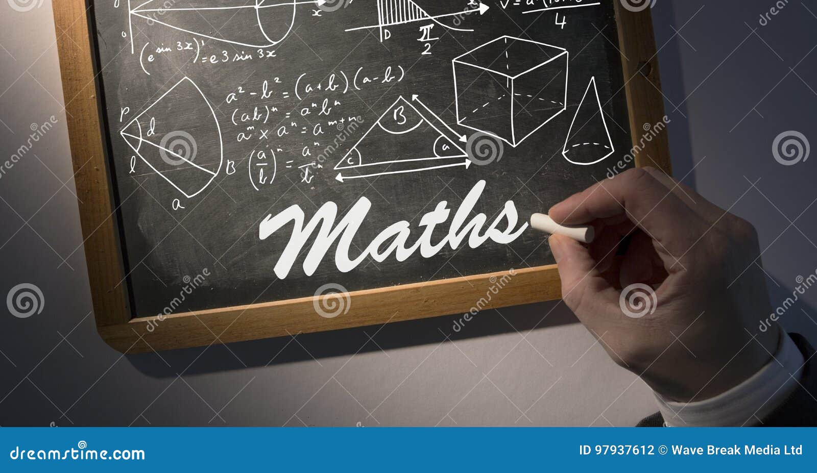 Maths Blackboard Illustration | CartoonDealer.com #85283390
