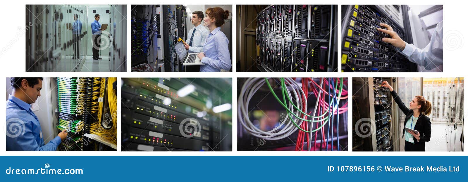 Hardware Server Room Collage Stock Photo - Image of computer, analyzing ...