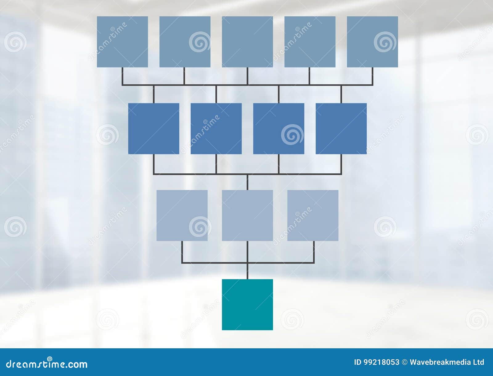 Mind Map Over Bright Background Stock Illustration - Illustration of ...