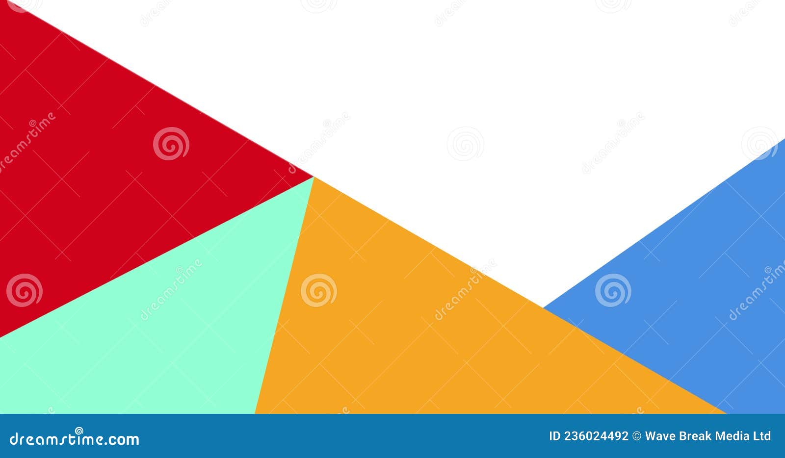 Digital Composite of Multi Colored Pattern by Copy Space on White ...