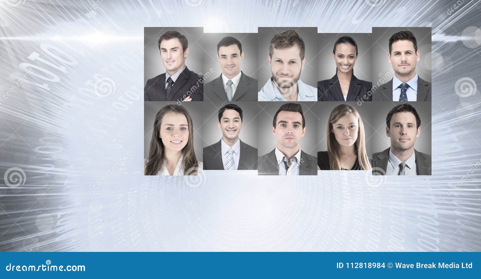 Portrait Profiles of Different People Stock Photo - Image of casual ...